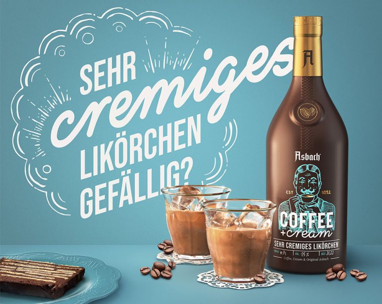 Asbach launcht COFFE & CREAM – ein „sehr cremiges Likörchen ...